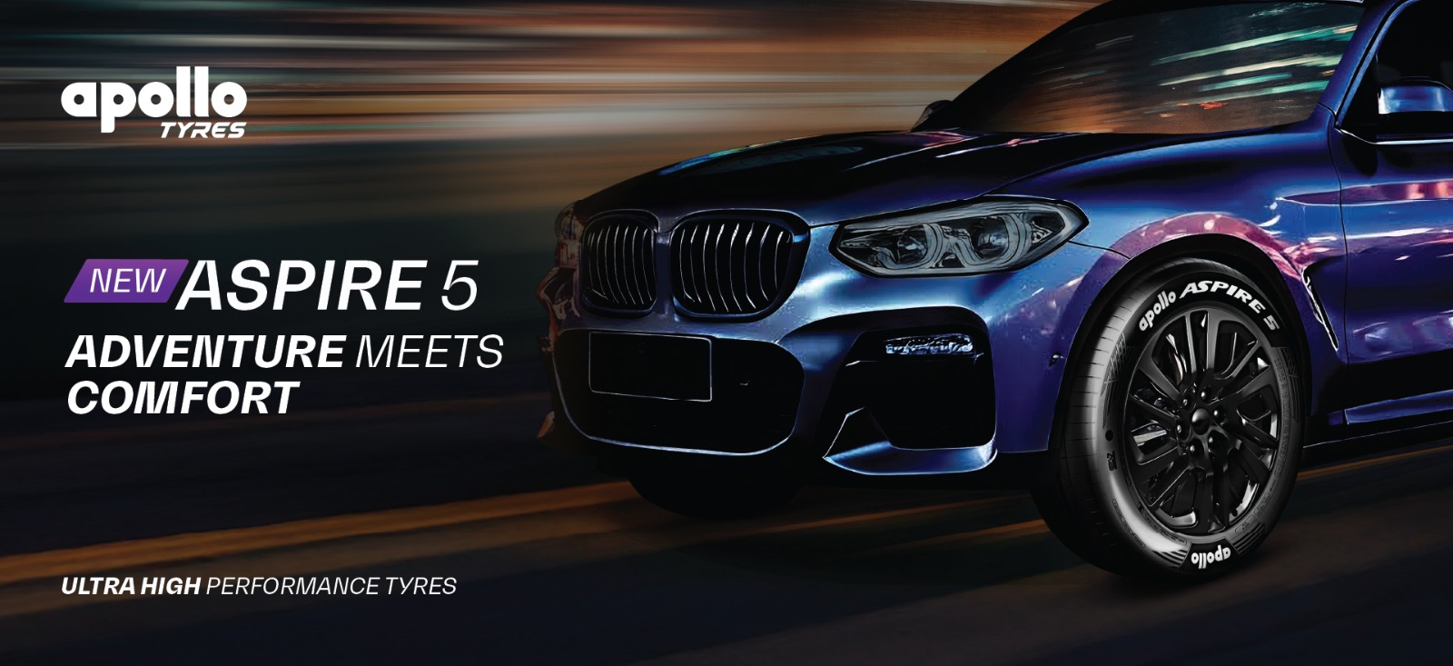 Find Car Tyres, SUV Tyres & Van Tyres | Apollo Tyres